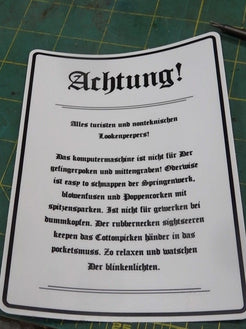 WARNING! MKI Stickers – AvE