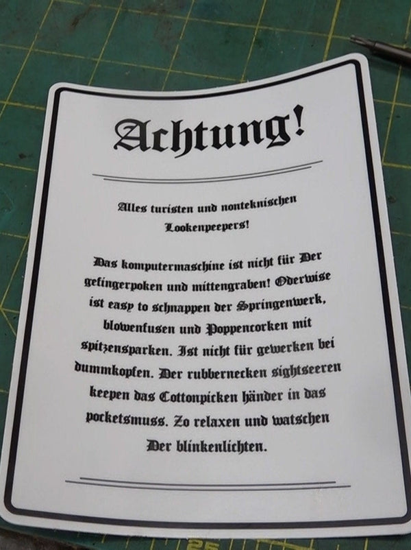 WARNING! MKI Stickers – AvE