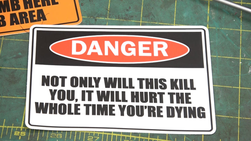 WARNING! Stickers MK. II – AvE